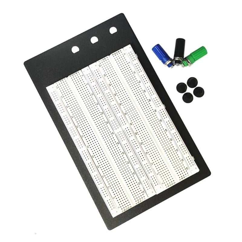 WINDLAND 1660 Tie Points Solderless PCB Breadboard Powers Board Test ...
