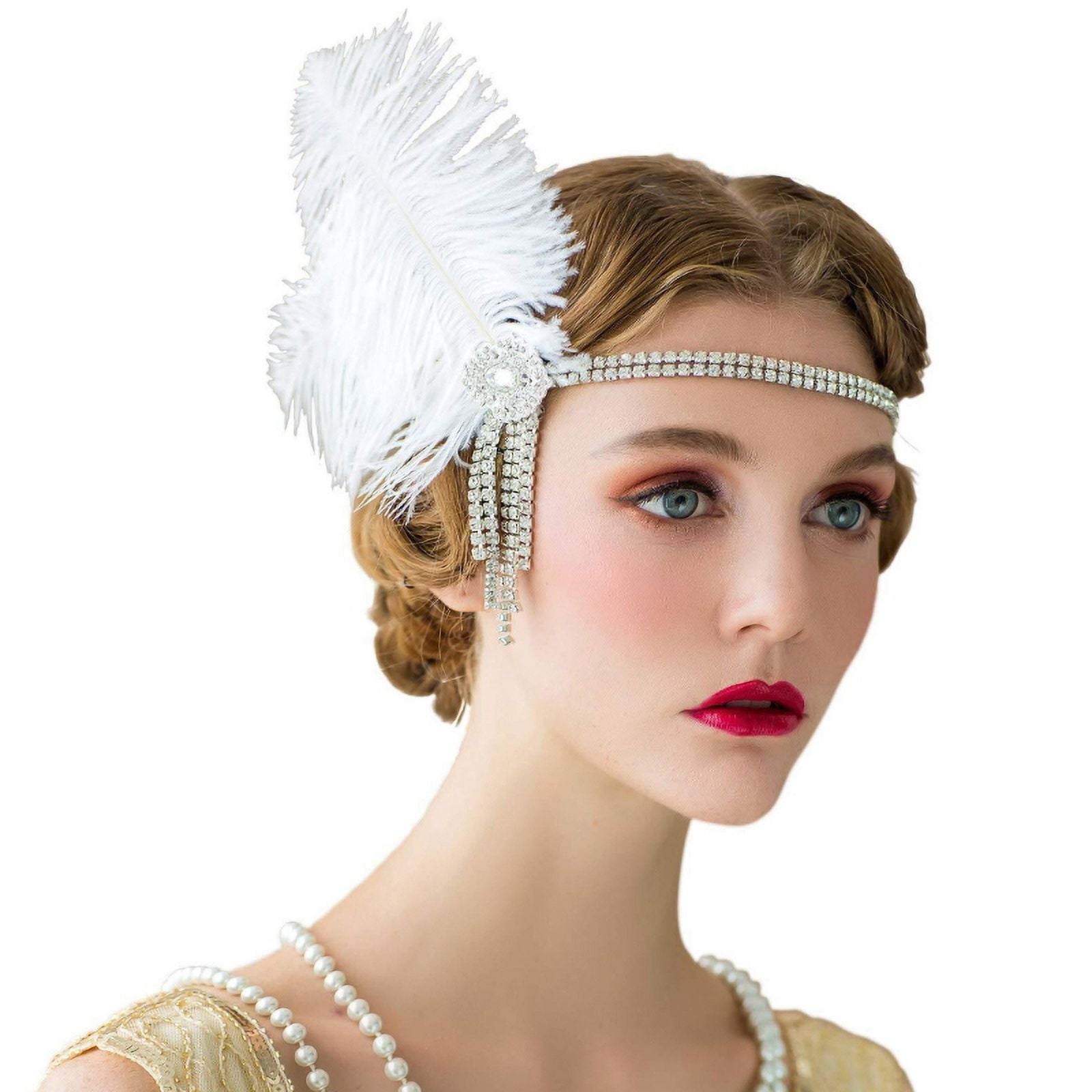 WINDLAND 1920s Glistening Headband for Women Flapper Headpiece ...