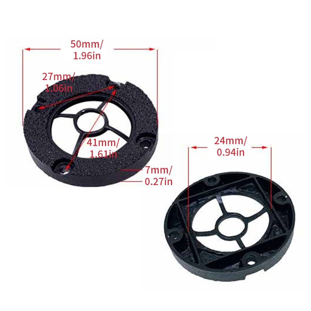 WINDLAND 1in And 1.25inch Tweeter Trim Circlet Aluminum Speaker Panel ...