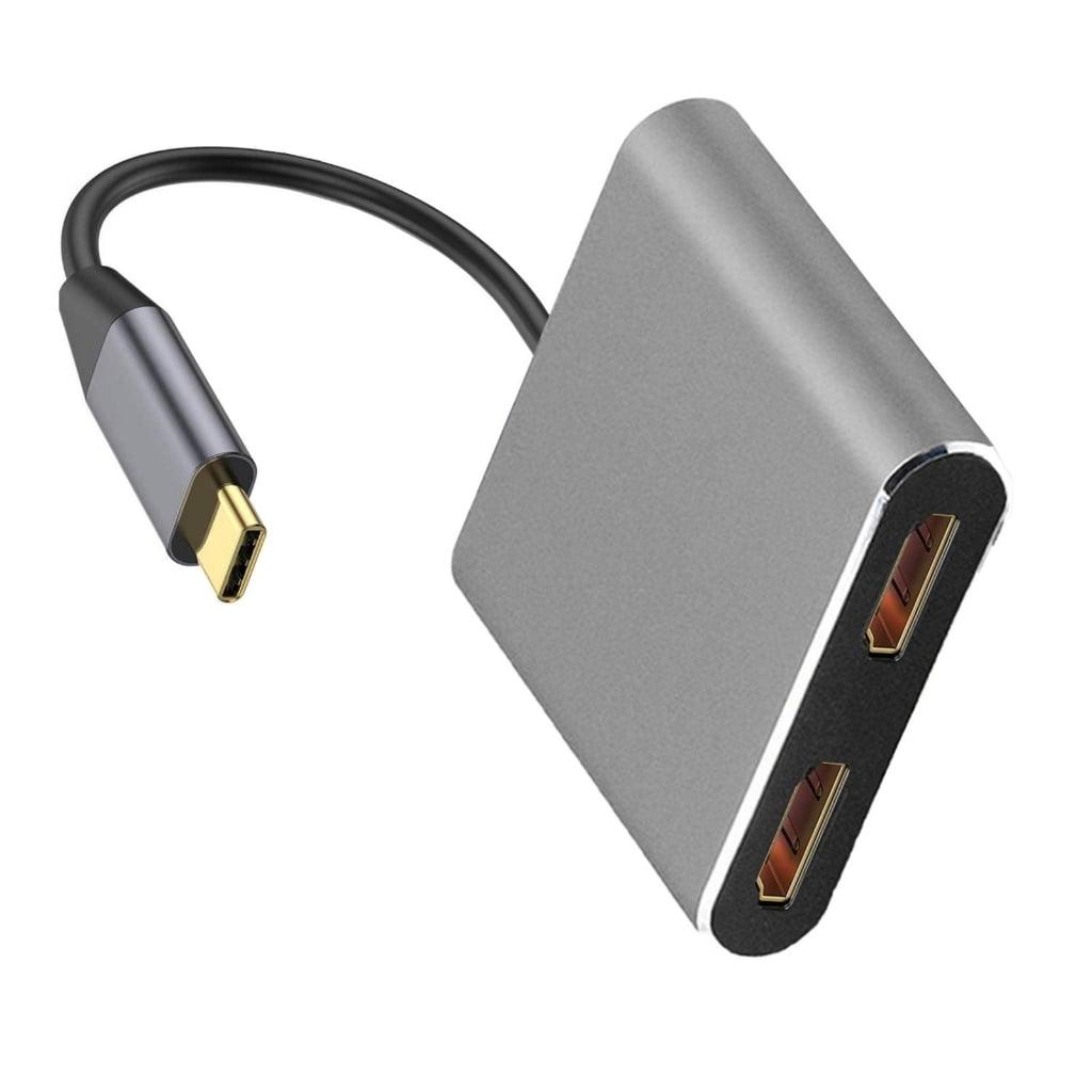 WINDLAND 2/4 in 1 USB C Docking Station Two 4K 60Hz 30Hz Adapter with ...