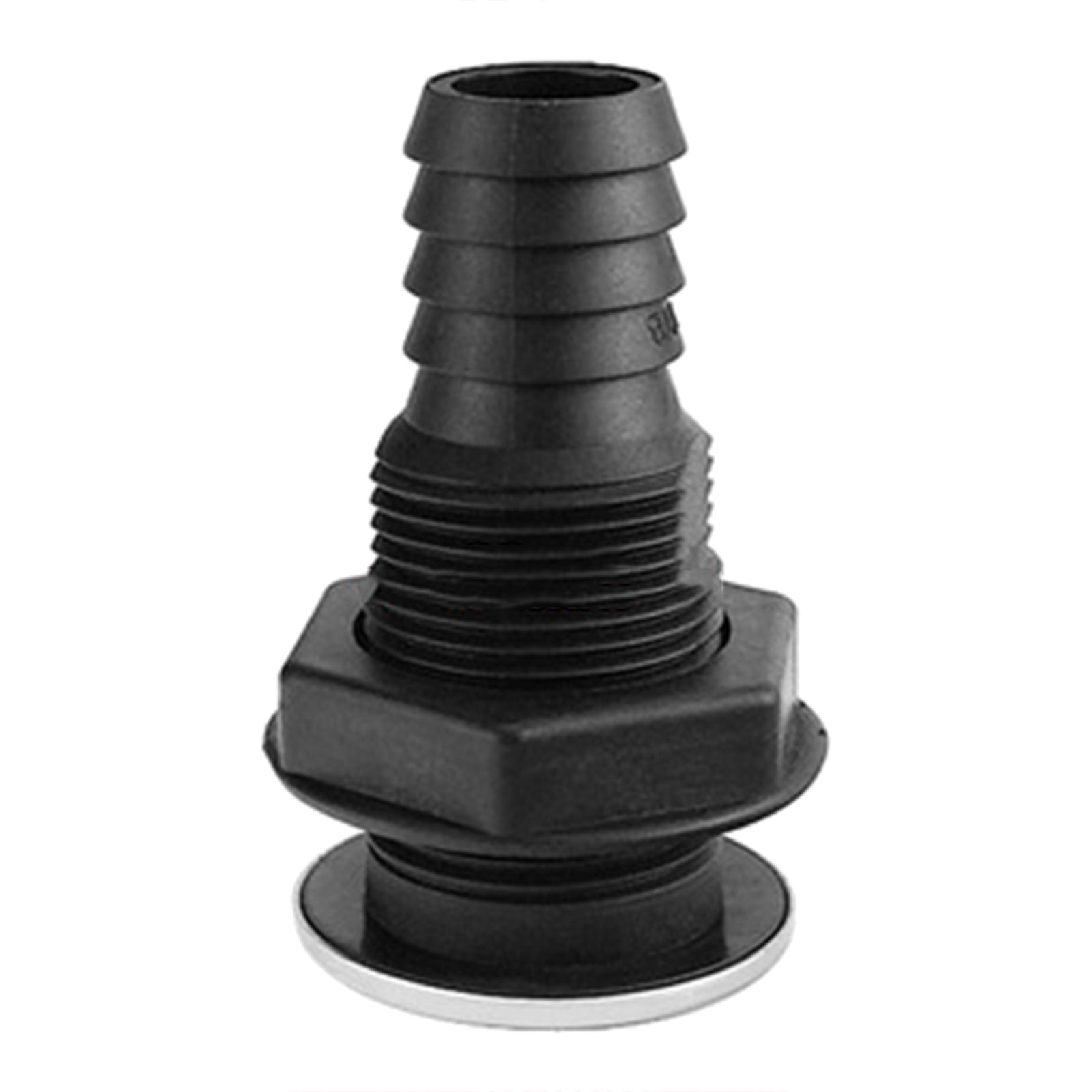 WINDLAND 20 25mm Nylon Plastic Thru-Hull Bilge Sewage Outlet Fitting ...