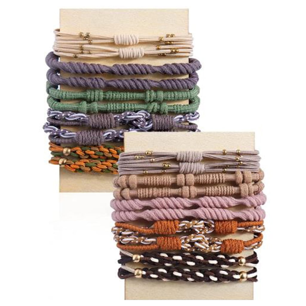 WINDLAND 20 Boho Hair Tie Boho Bracelet Hair Ties Elastic Hair Tie ...