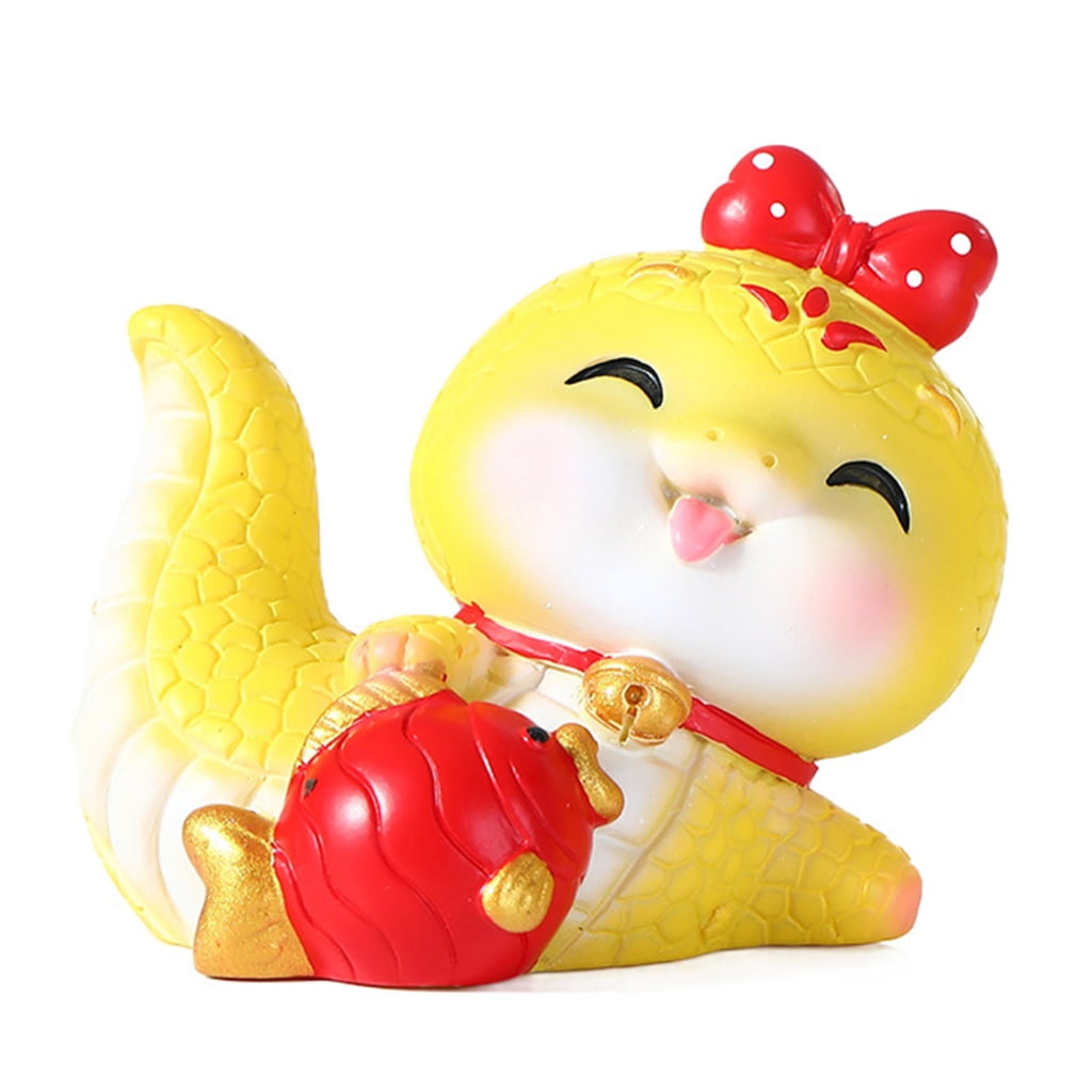 WINDLAND 2025 Snake Statue New Years Fengshui Ingot Animal Sculpture ...