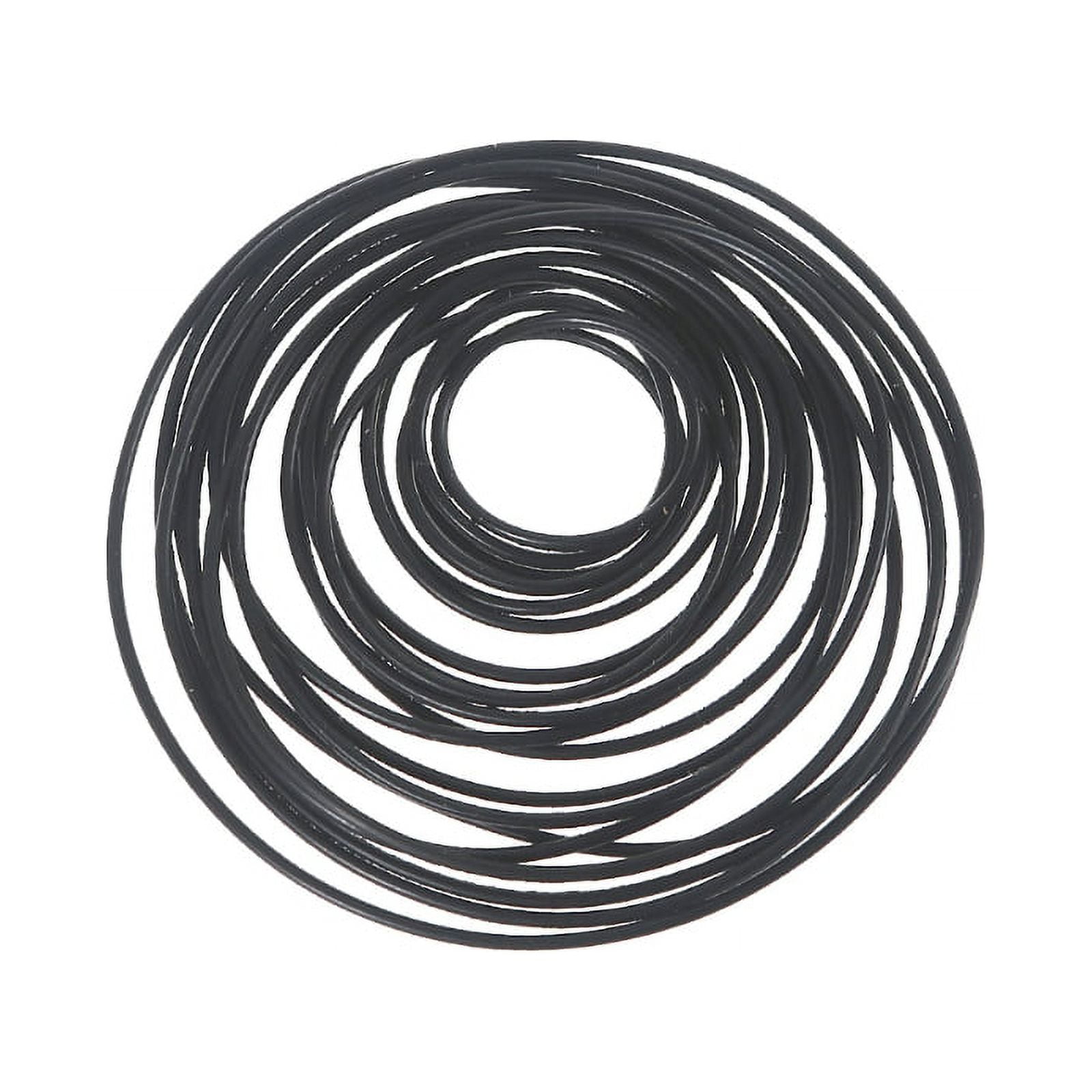 WINDLAND 20Pcs 1X1mm Silicone Rubber Band Pulley Transmission Engine ...