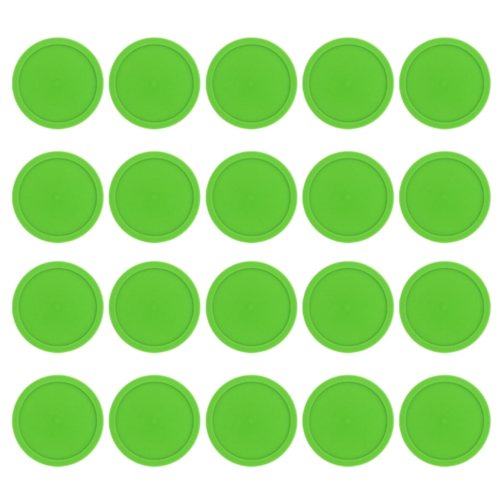 WINDLAND 20Pcs 2.5inch Plastic Round Air Ice Hockey Pucks Air Hockey ...