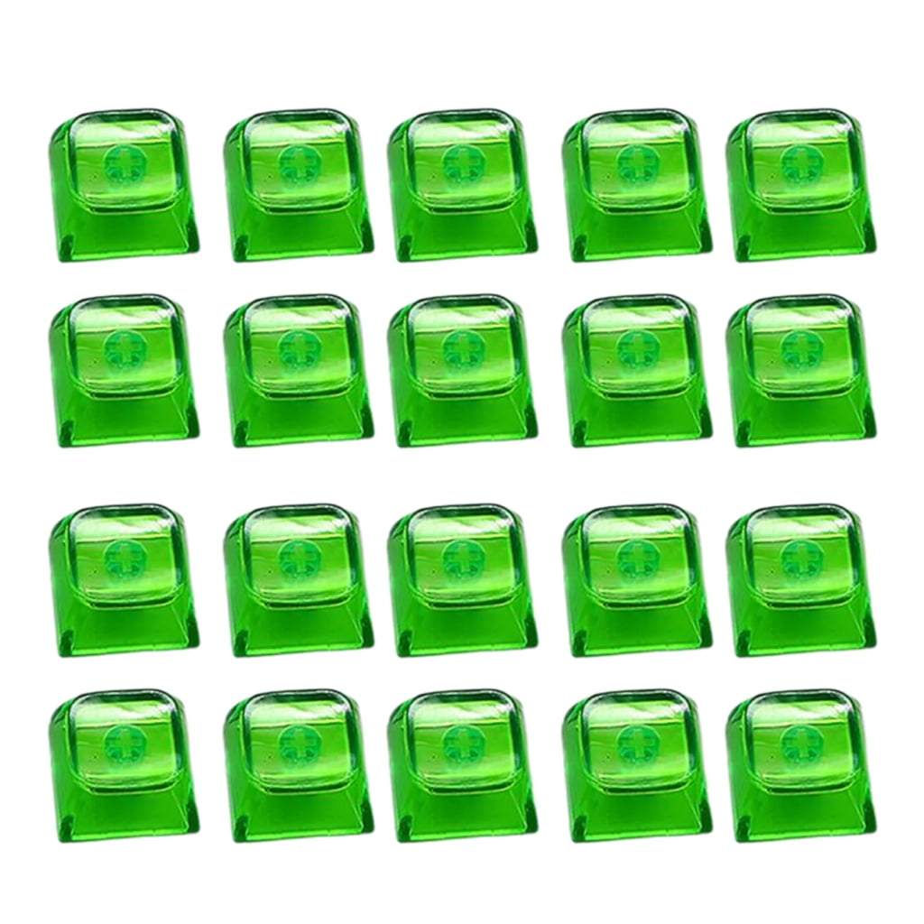 WINDLAND 20Pcs Transparent Blank Keycap Set 1U 1X XDA Profile Crystal ...