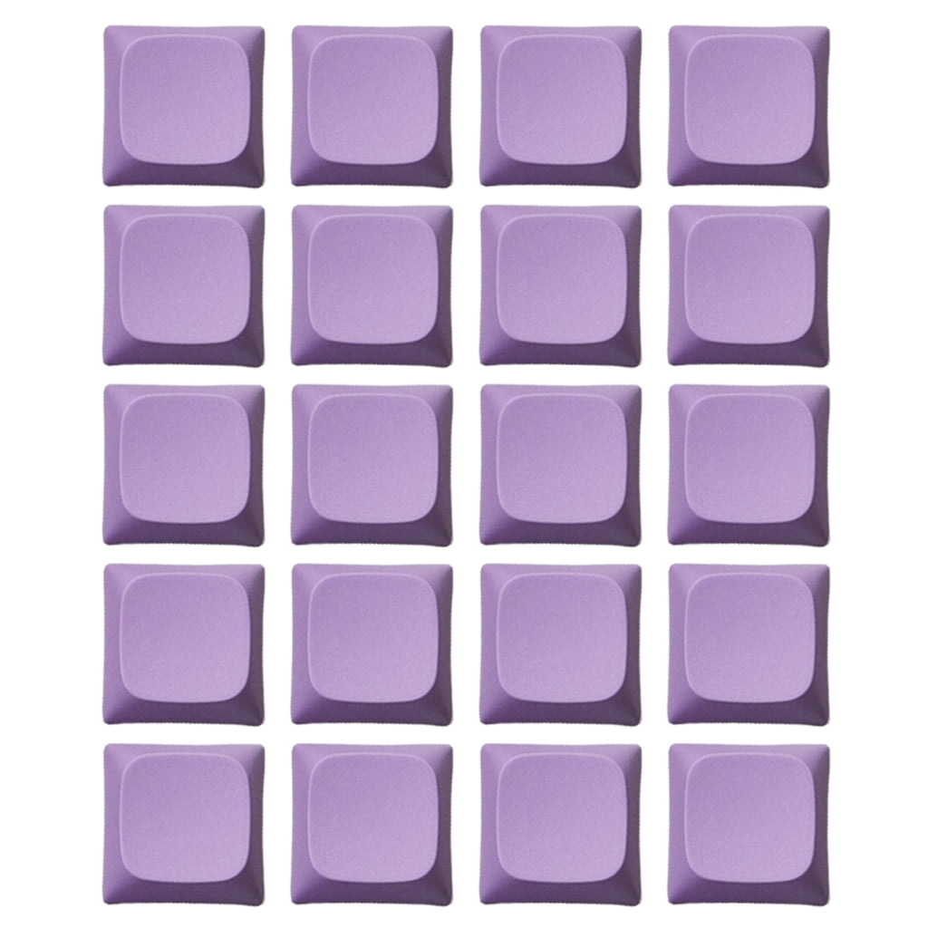 WINDLAND 20pcs Color PBT 1U Keycaps Set XDA Height XDA Print Blank ...