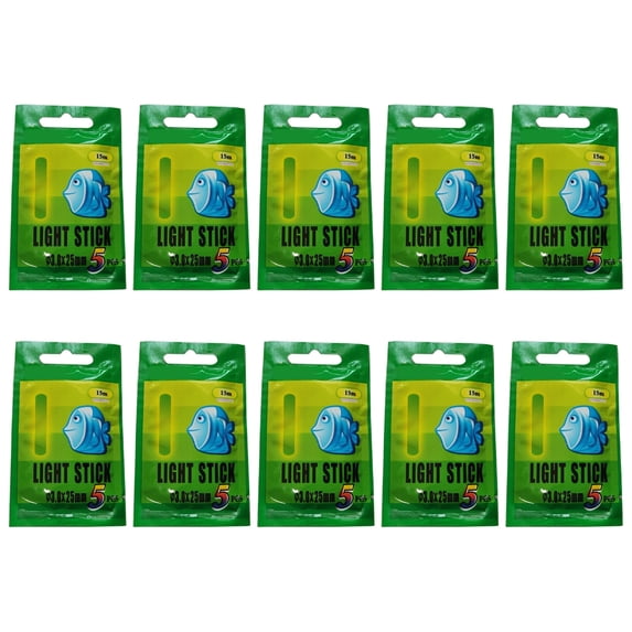 WINDLAND 25/50Pcs Fishing Glow Sticks Rod Tip Glow Sticks Fishing Rod ...