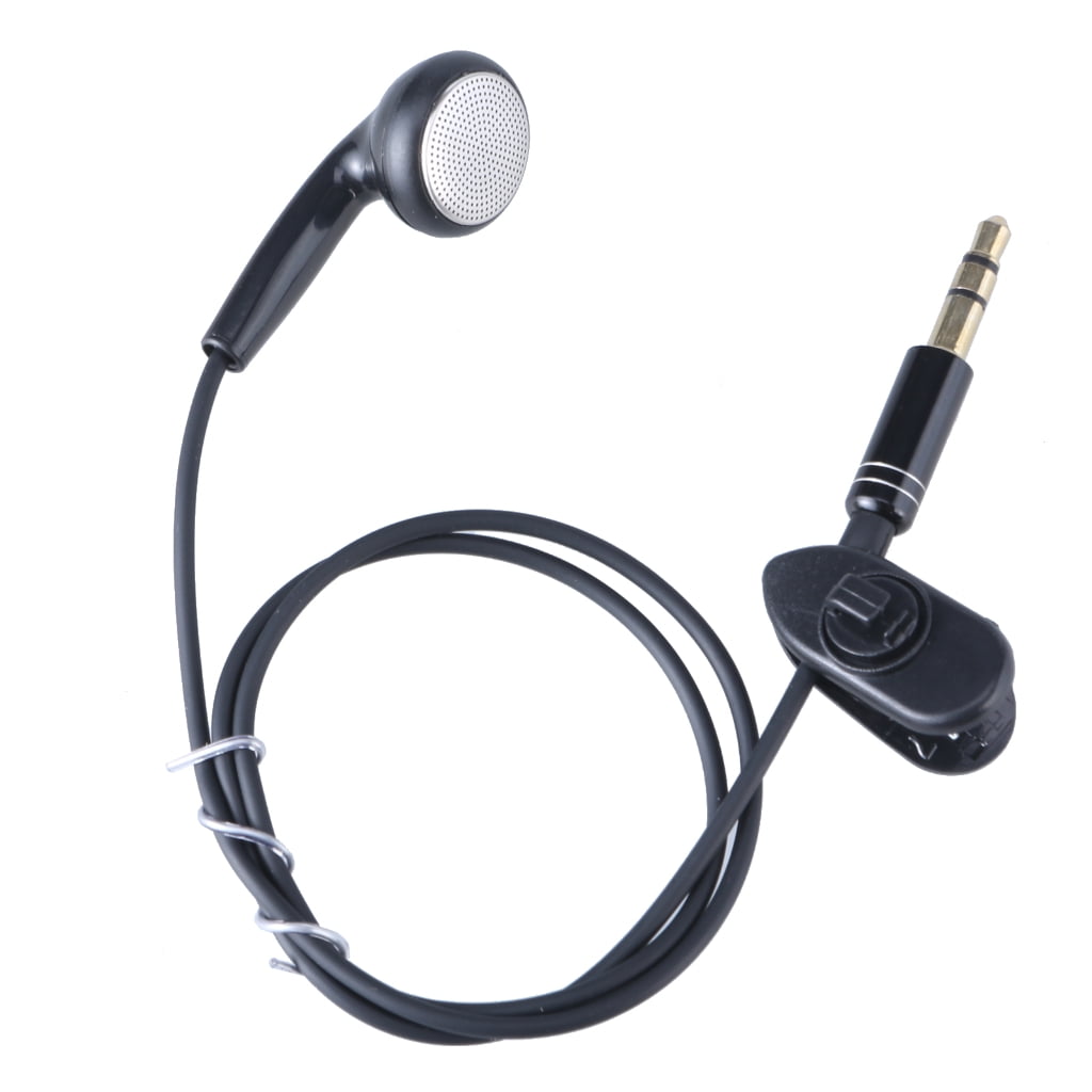 WINDLAND 3.5mm in Ear Single-Side Earphones Mono Earbud Corded Headsets ...