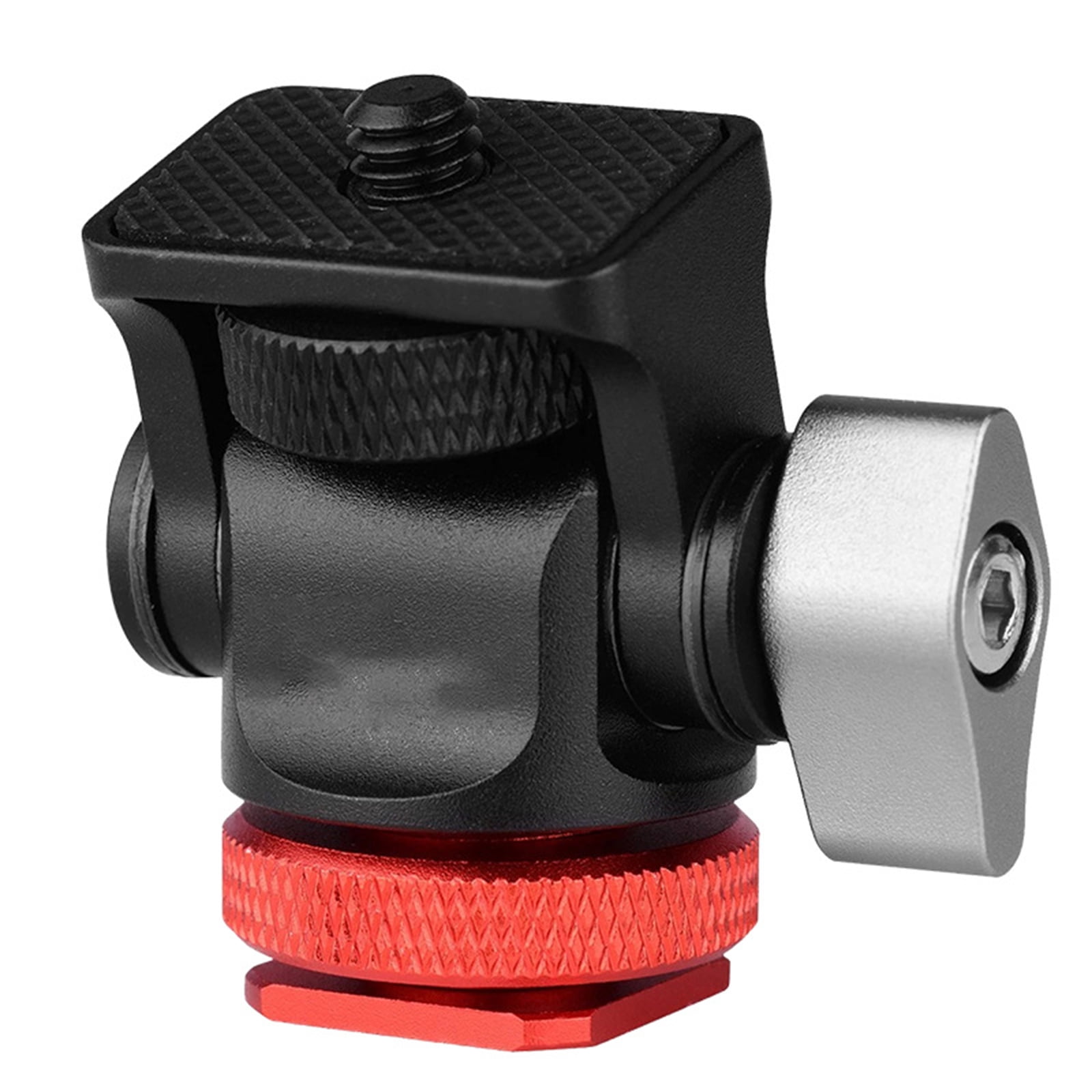 WINDLAND 360 Rotatable Camera Monitor Cold Shoe Mount Adapter for Head ...