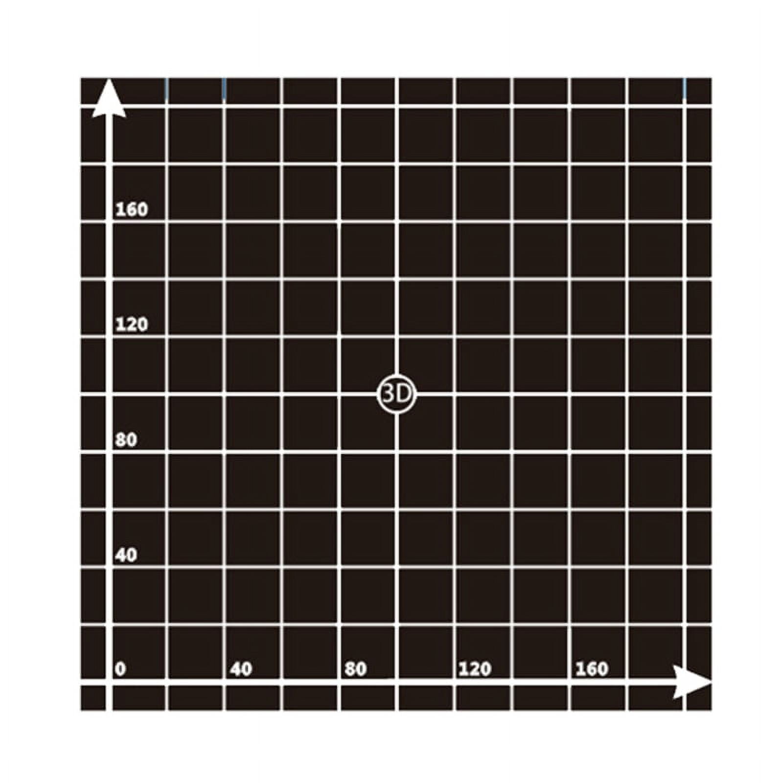 WINDLAND 3D Printer Build Surface Heat Bed Sticker Coordinate Printed ...