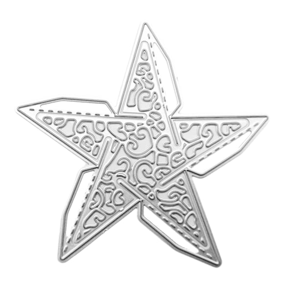 Star Metal Die Cuts, 3D Star Cutting Dies Stencil Die Cut Embossing for ...