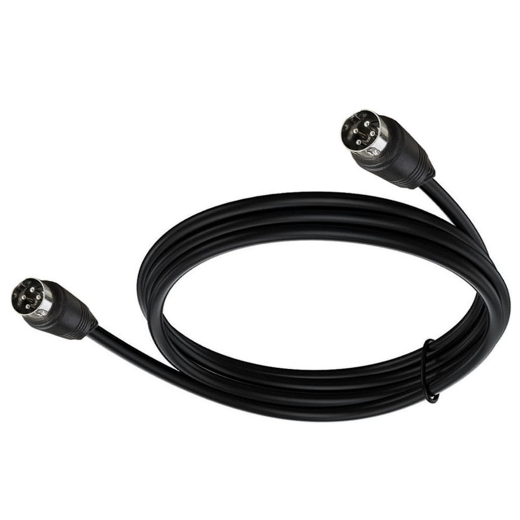 WINDLAND 4 Pin DIN Male Connectors Cable Male to Male for Mono Channel ...