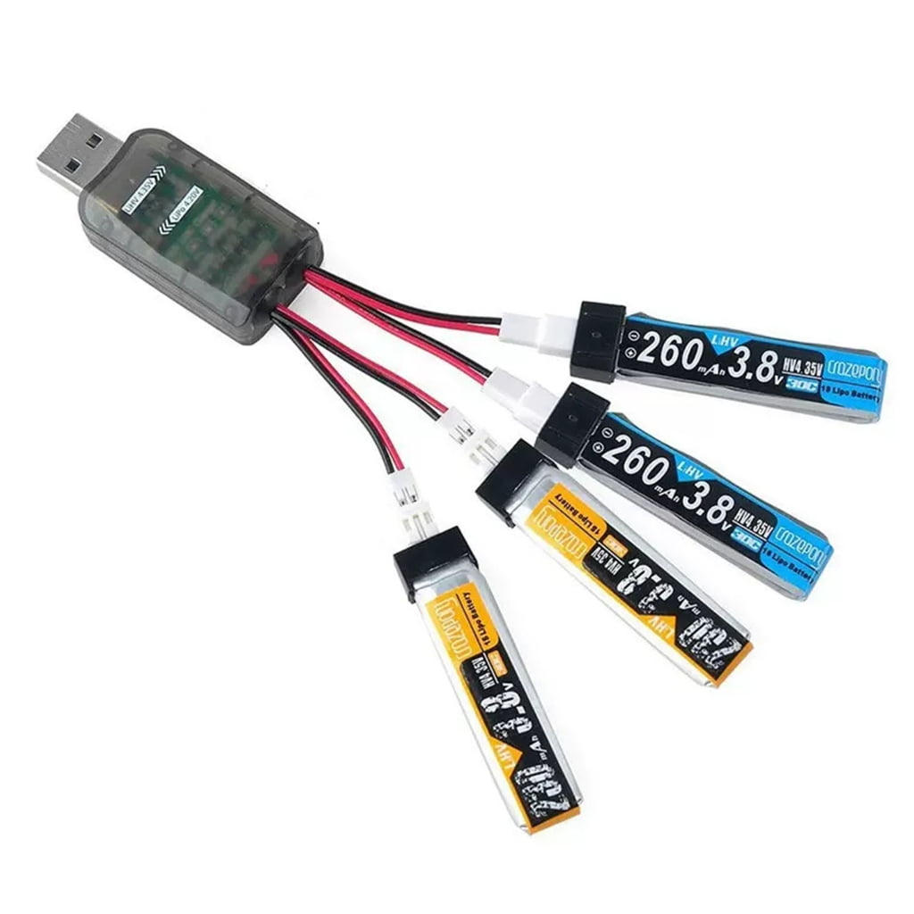 WINDLAND 4CH USB Battery Charging Adapter For Remote Helicopter ...