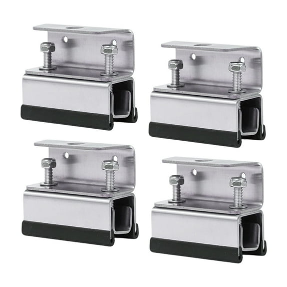 WINDLAND 4pcs Steel Solar Panel Mounting Brackets Roof Box Clamps High ...