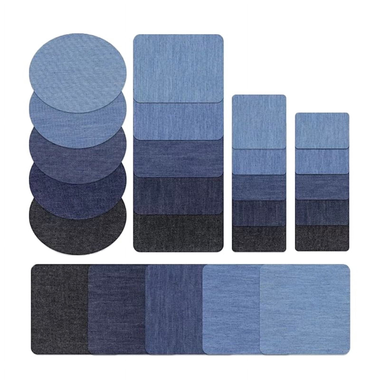 WINDLAND 5/25x Denim-Patches Self-adhesive Jean Patches for Jeans ...