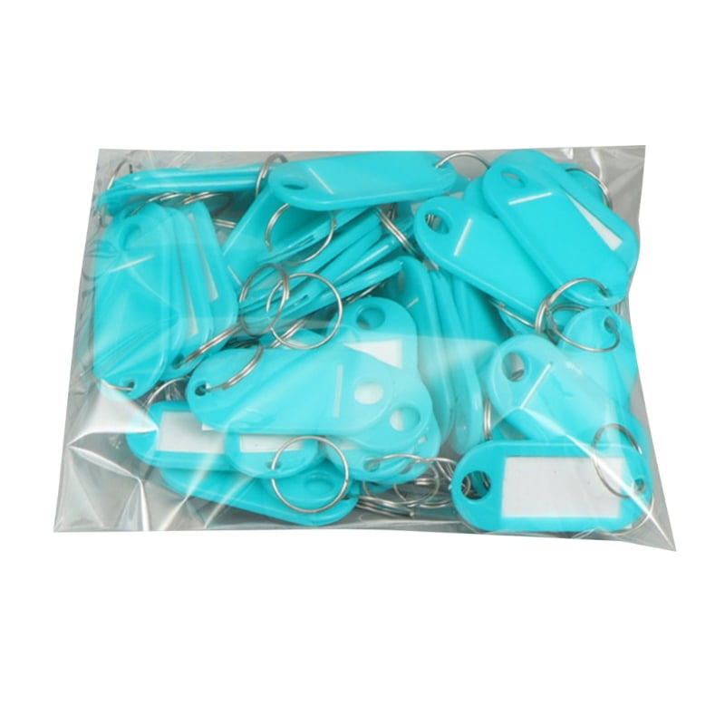 WINDLAND 50x Keyring Tags Keys Tags Name Tags Identifiers-ID Tags ...