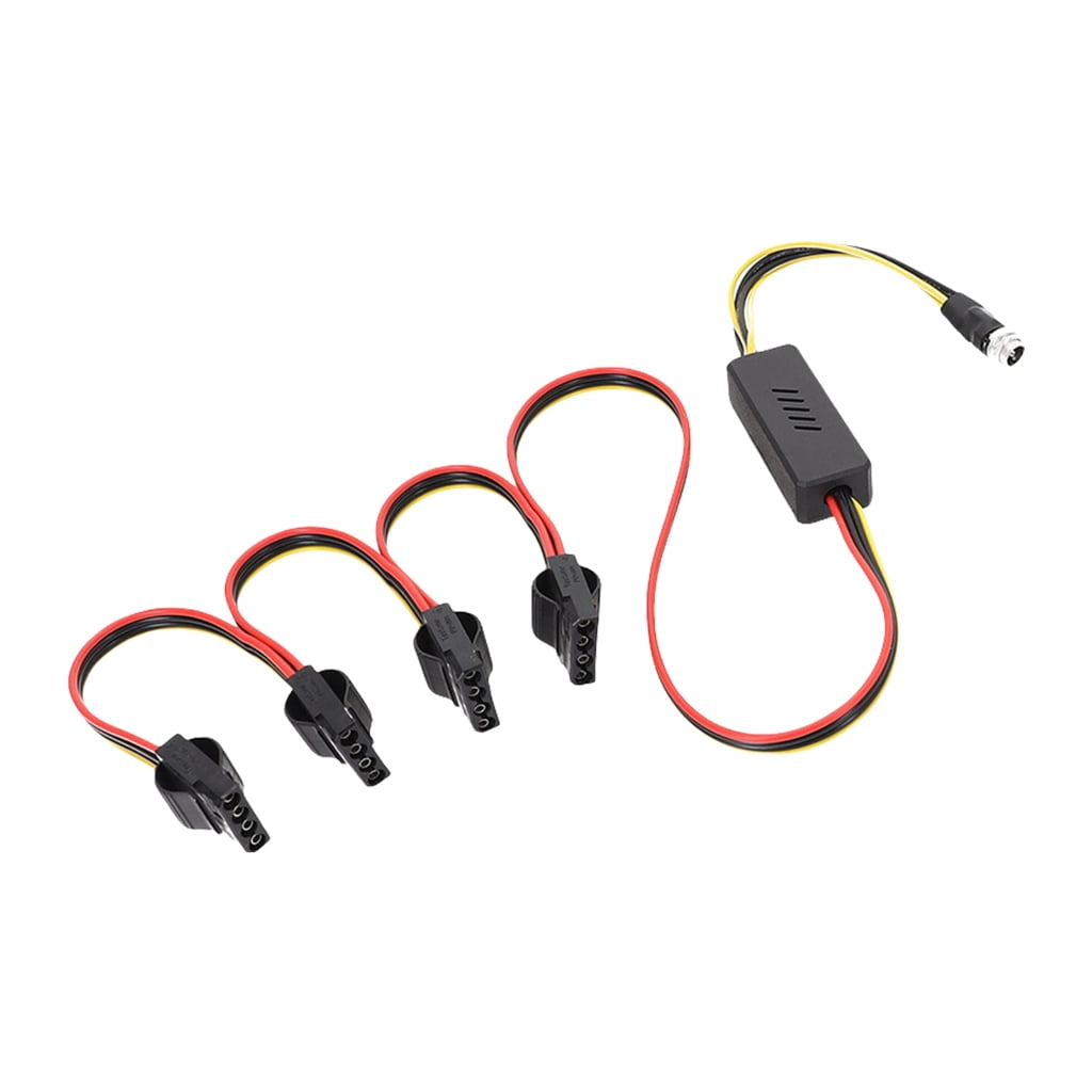 WINDLAND 5525 To Molex 4Pin Hard Drive Power Supply Cable 12V To 5V HDD ...