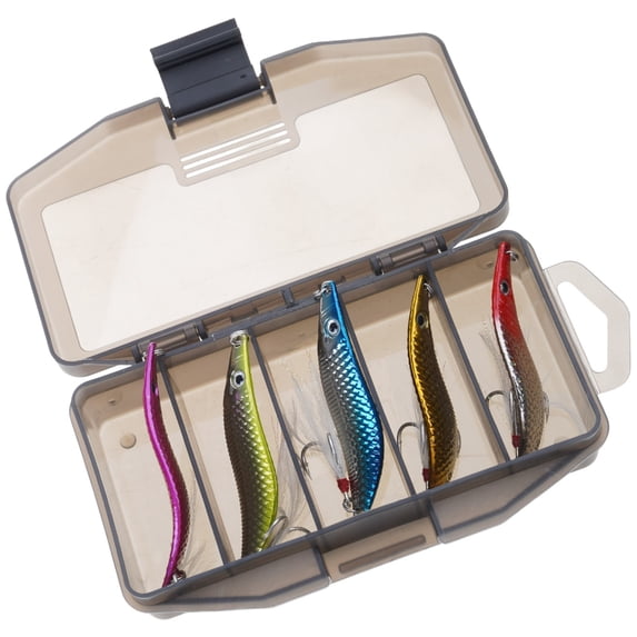 WINDLAND 5Pcs Fishing Spoons Lure Hard Baits Spoon Sequins with Hook ...