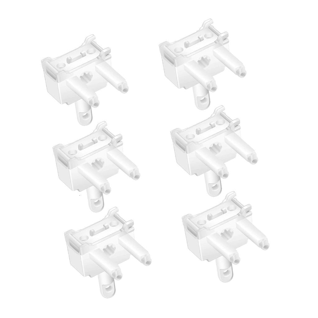 WINDLAND 6/8/10Pieces Vertical Blind Rods Component Easy Installation ...