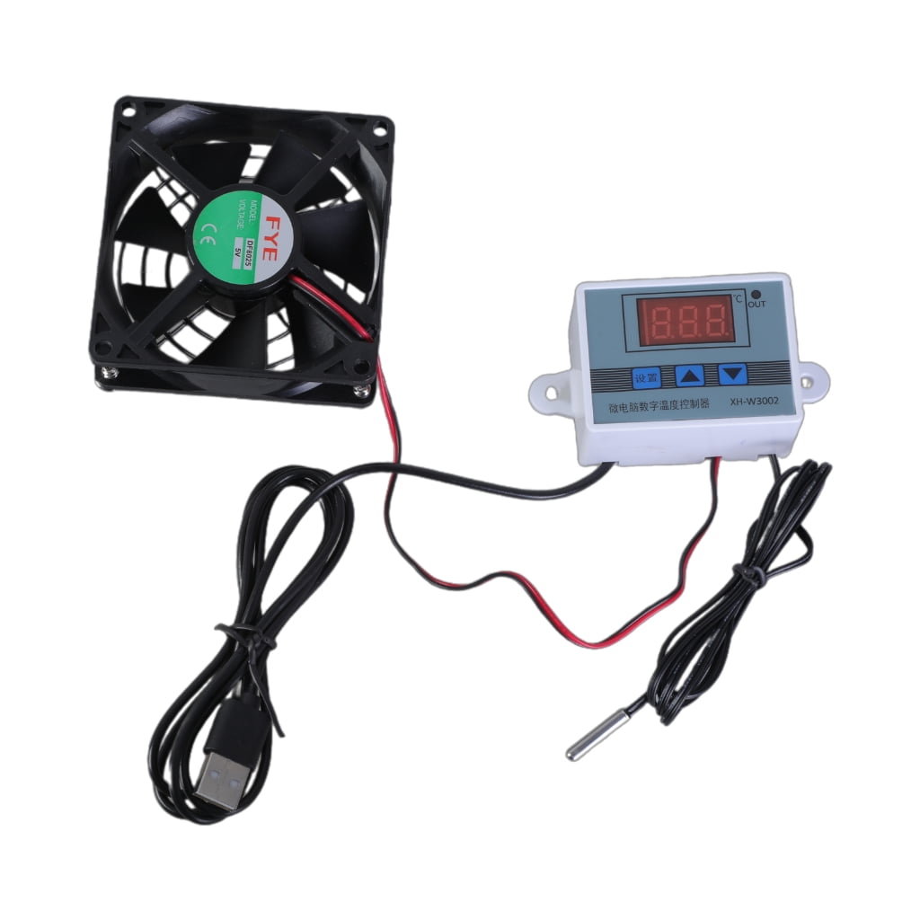 WINDLAND 80mm USB Powered Quiet Cabinets Cooling Fan with Adjustable ...