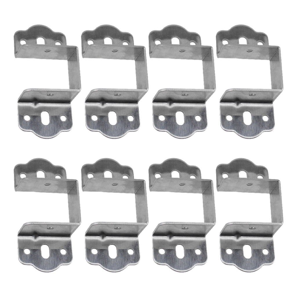 WINDLAND 8pcs Bed Frame Lock Metal Clamps Frame Stabilizers for ...