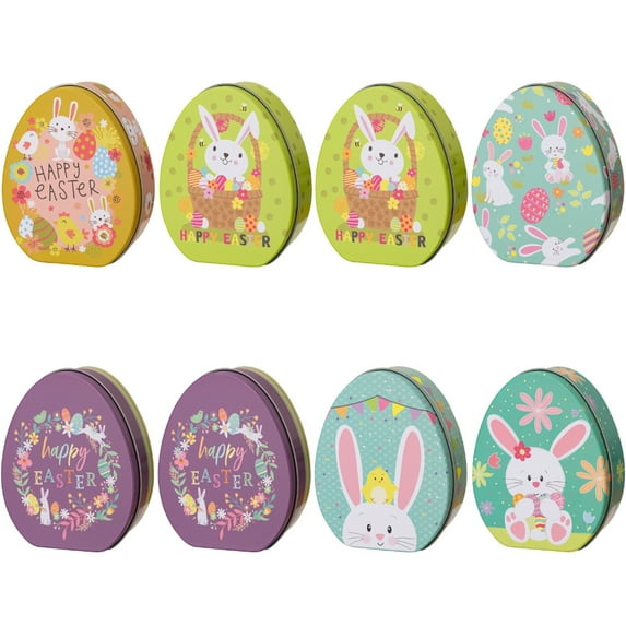 WINDLAND 8x Rabbit Pattern Snacks Boxes Easter Eggs Candy Boxes with ...