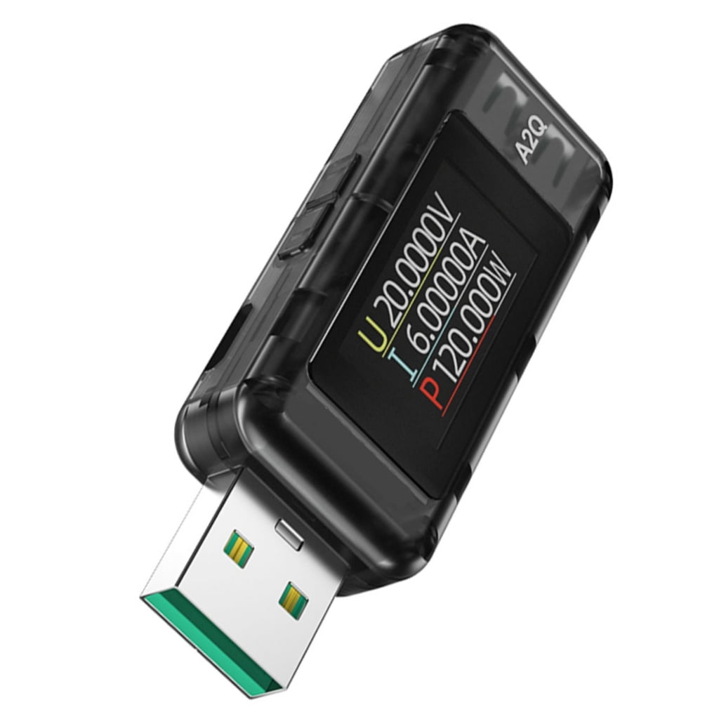 WINDLAND A2Q USB Voltmeter Tester 8A to 120W Phone Fast Charging ...