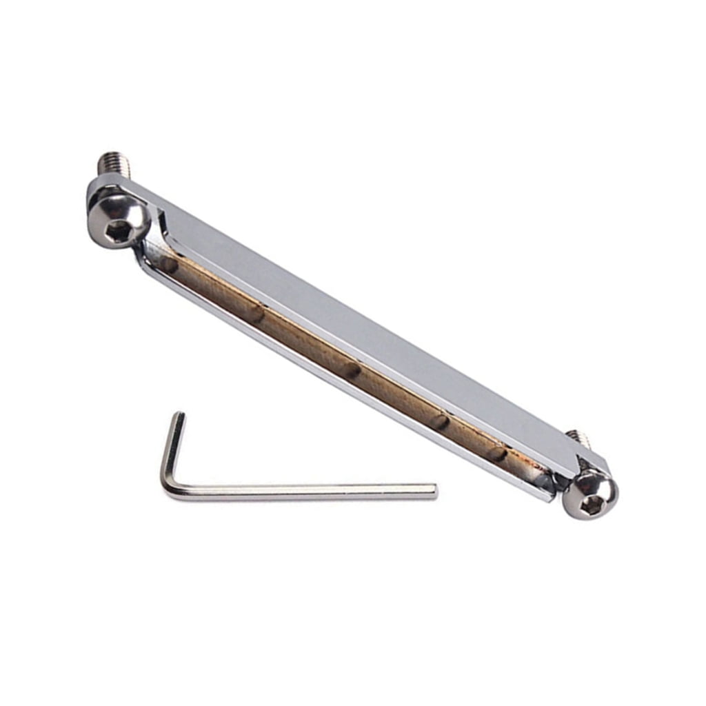 WINDLAND Adjustable Guitar Bridge Saddles Tool Metal Risers Saddles ...
