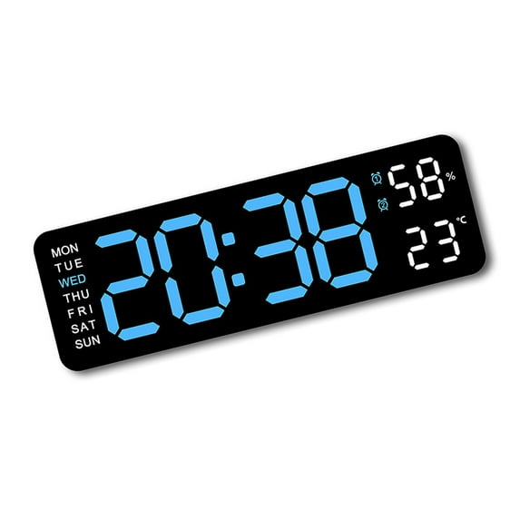 WINDLAND Adjustment Brightness Digital Clock with Alarm and Week Date ...