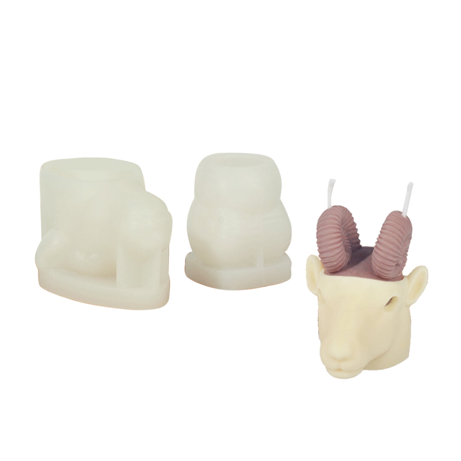 WINDLAND Animal Candle Mold Silicone Mold Non-stick Easy to De-mold ...