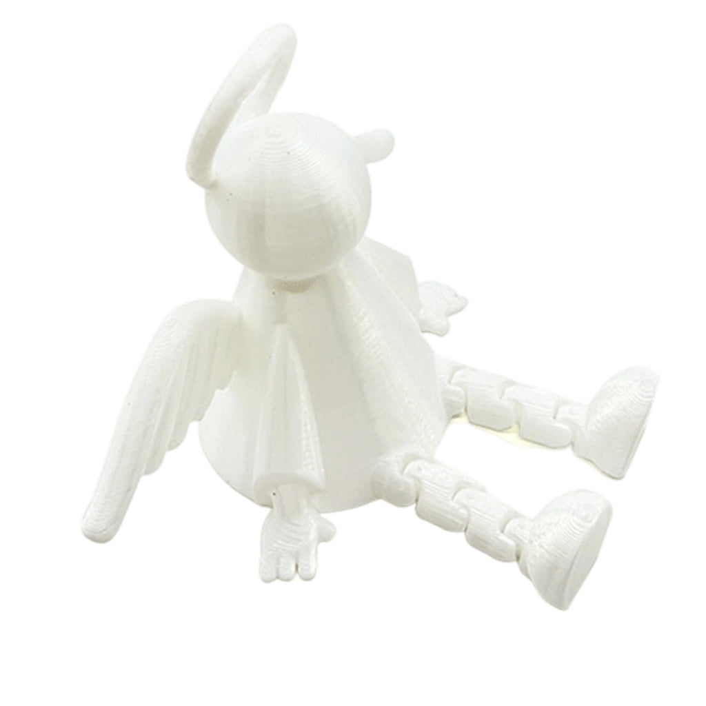 WINDLAND Articulated Angel Figurine with Hinged Legs For Office Desk ...