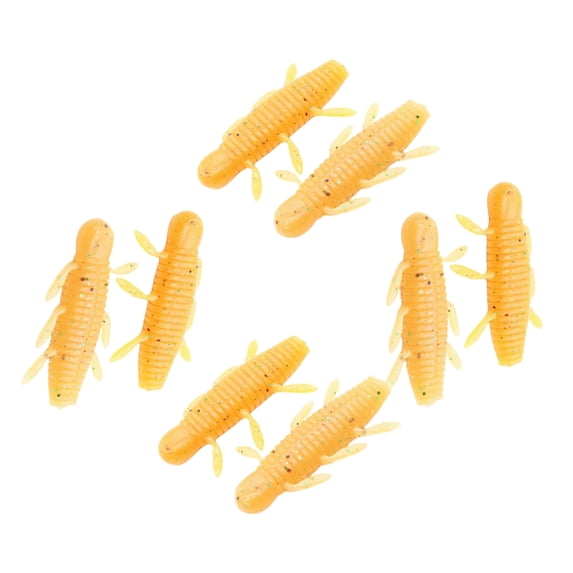 WINDLAND Artificial Baits for Trout 55mm Sinking Worm Baits Add Salt ...