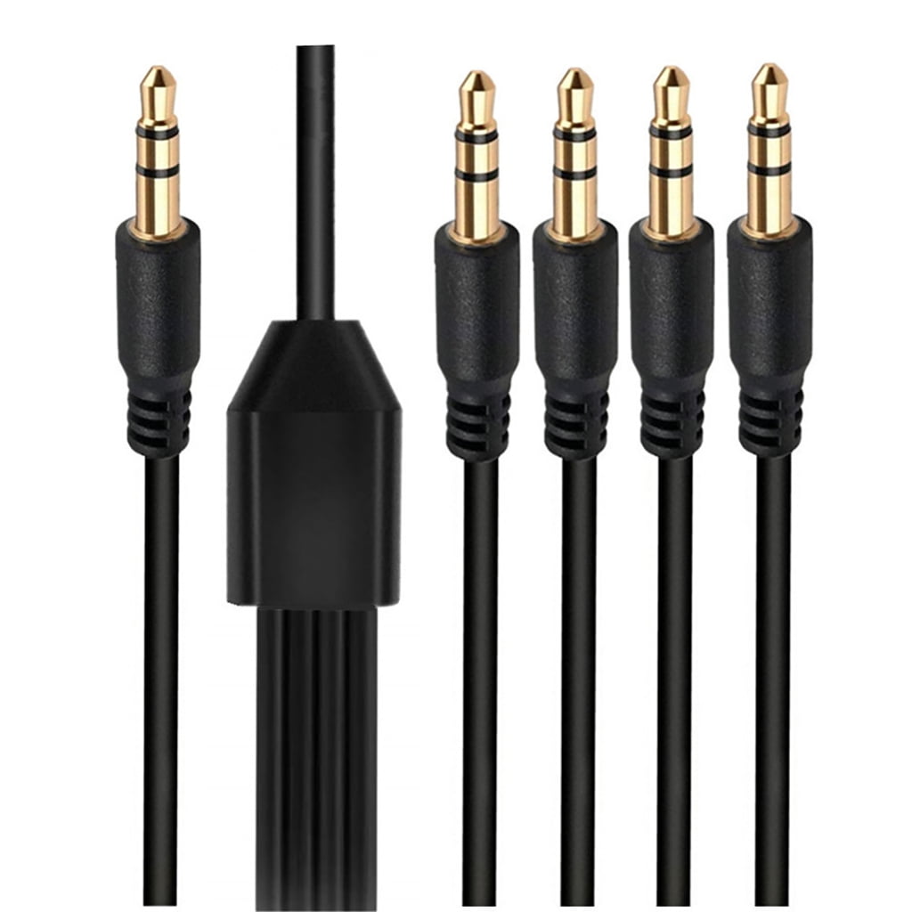 WINDLAND Audio Cable 3.5mm Male to Multiple 3.5mm Male Splitter for ...