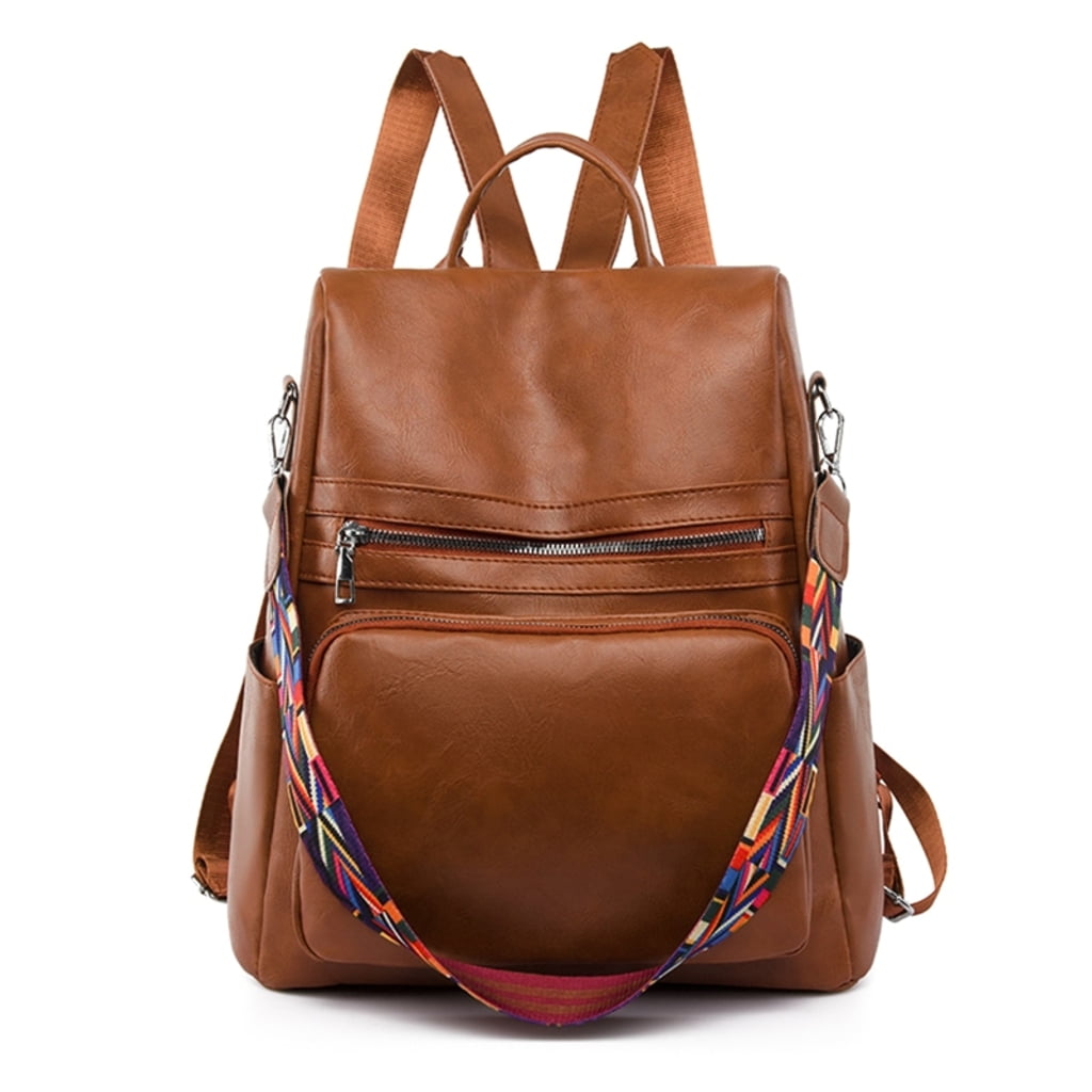 WINDLAND Backpack Purse for Women Fashion PU Leather Travel Large ...