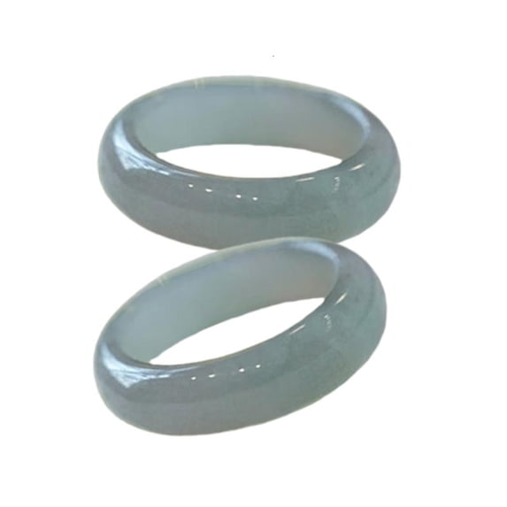 WINDLAND Beautiful Jade Rings for Women With Gifts Box Portable ...