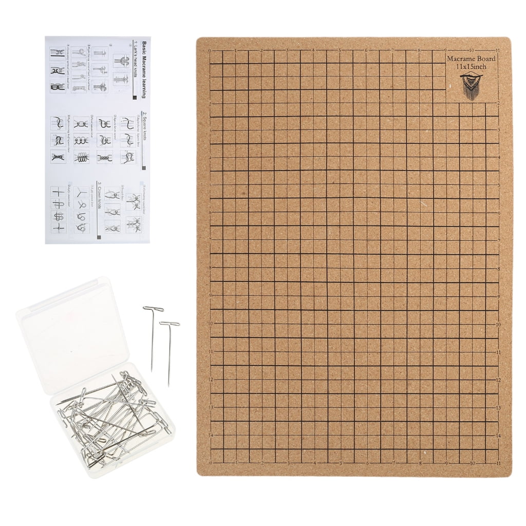 WINDLAND Board for String Art Grid Pattern Craft Mat Easy to Carry ...