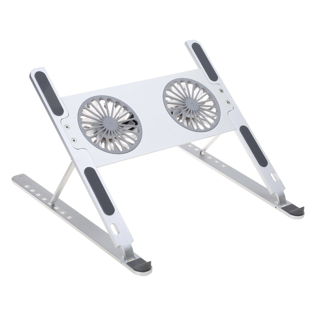 WINDLAND Boneruy Laptop Stand Riser Cooler with 2 Fans Holder Heat ...