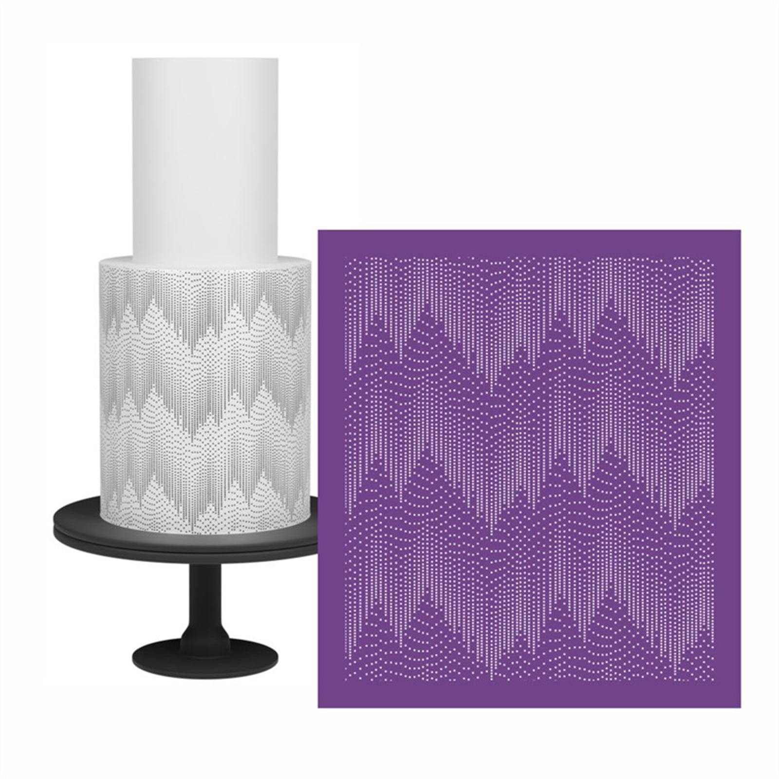 WINDLAND Cake Mesh Stencil Decorating Stencils Lace Grid Decoration ...