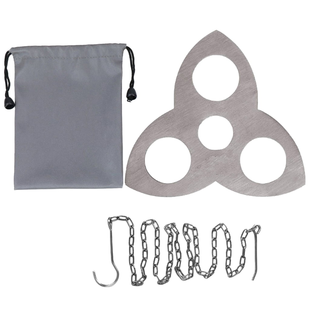 WINDLAND Camping Tripod Board, Outdoor Cooking Tripod, Turn Branch into ...