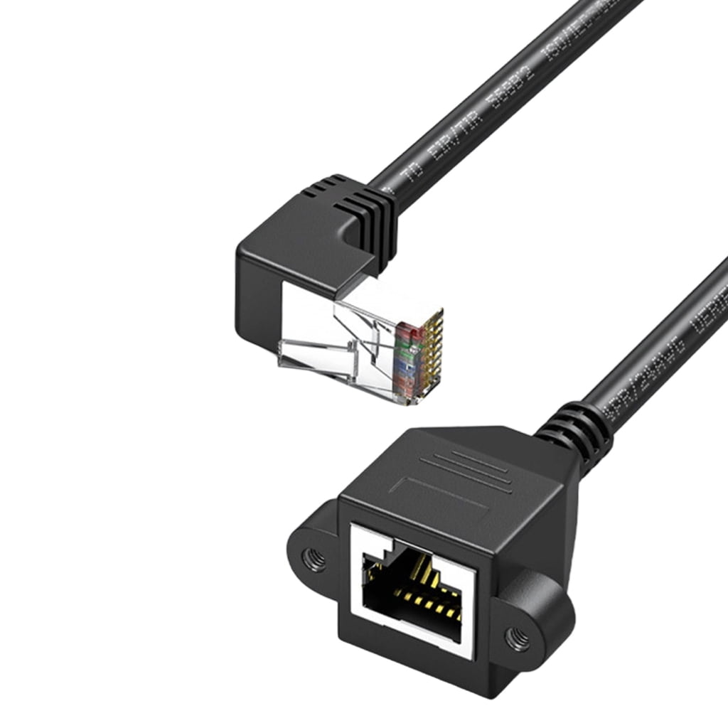 WINDLAND Cat6 Networking Extension Cable 5 Angled Design Length ...