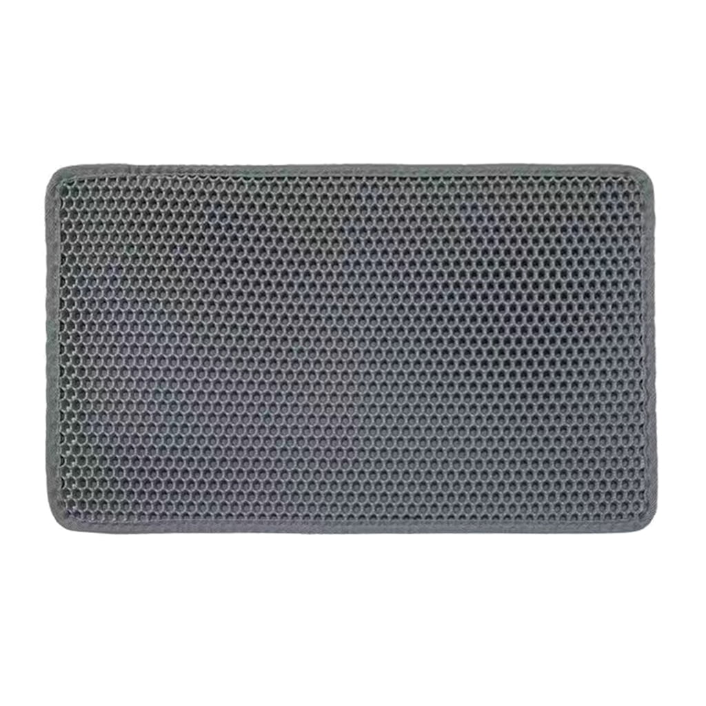 WINDLAND Cats Litter Mat Double Layer Trapping Mat Fits Under Litter ...