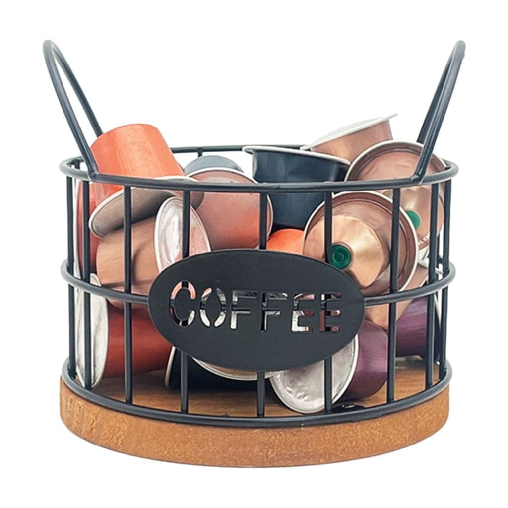 WINDLAND Chic Coffee Pods Basket Mug Shape Coffee Organizer Storage ...