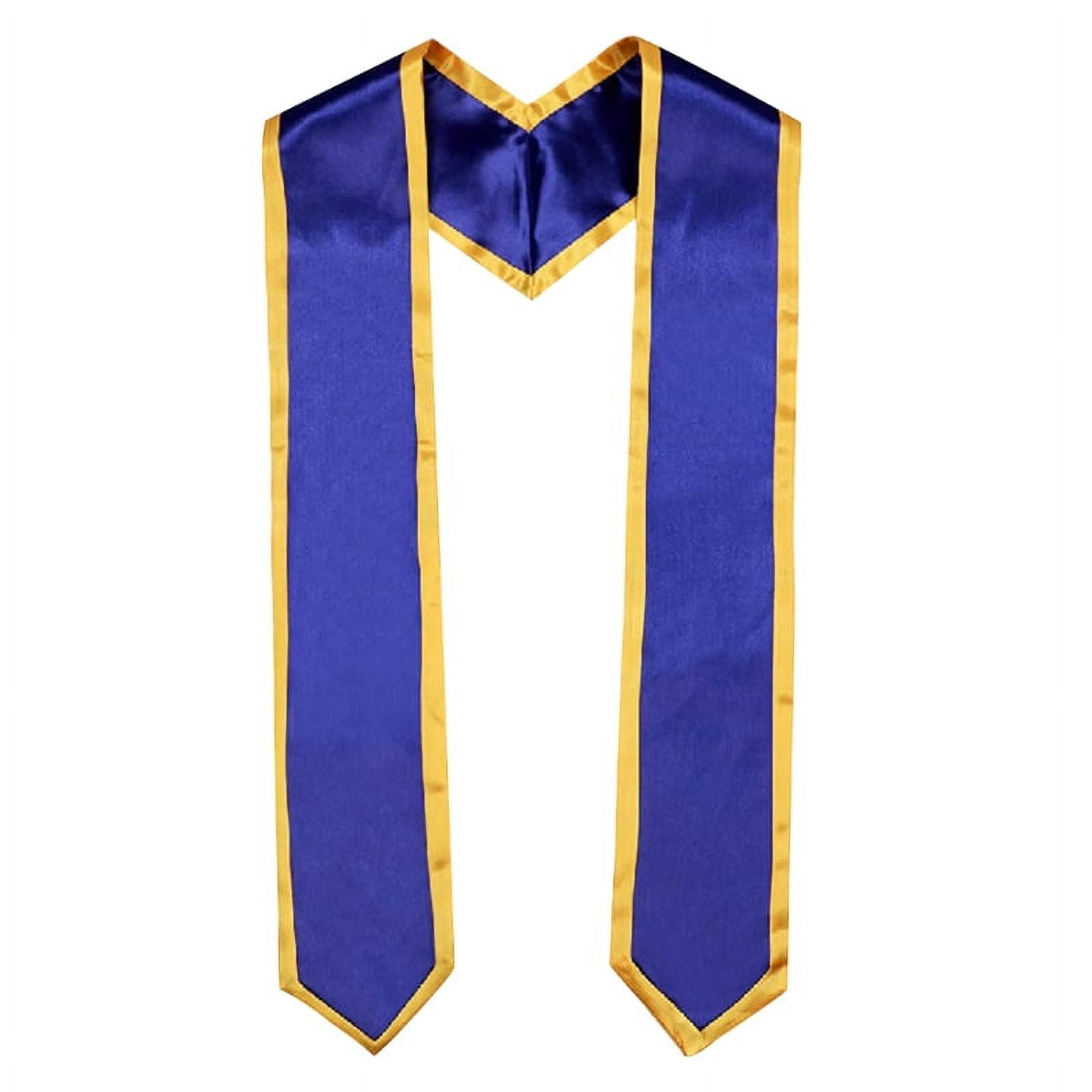 WINDLAND Color Matching Satin Graduation Stole Adult Sash Graduation ...