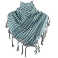WINDLAND Colorblock Houndstooth Shemagh Scarf Keffiyeh Arab Head Wrap ...