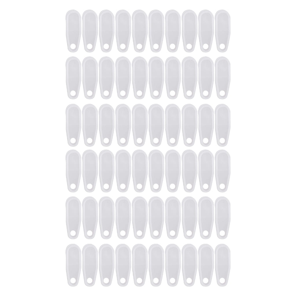 WINDLAND Curtain Accessories 30/60Pcs Traverses Rod Slides Curtain ...