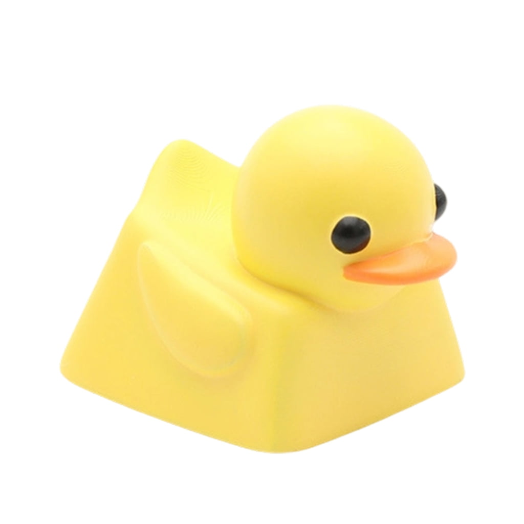 WINDLAND Color 3D Resin Keycap Cute Cartoon Duck Designing For ...