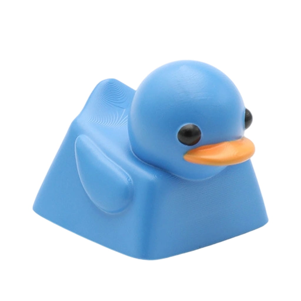 WINDLAND Color 3D Resin Keycap Cute Cartoon Duck Designing For ...