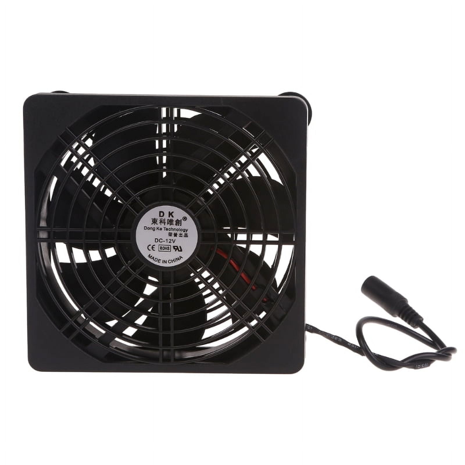 WINDLAND DC12V Router Fan Set-top Box Cooler 120x120x50mm PC DIY Cooler ...