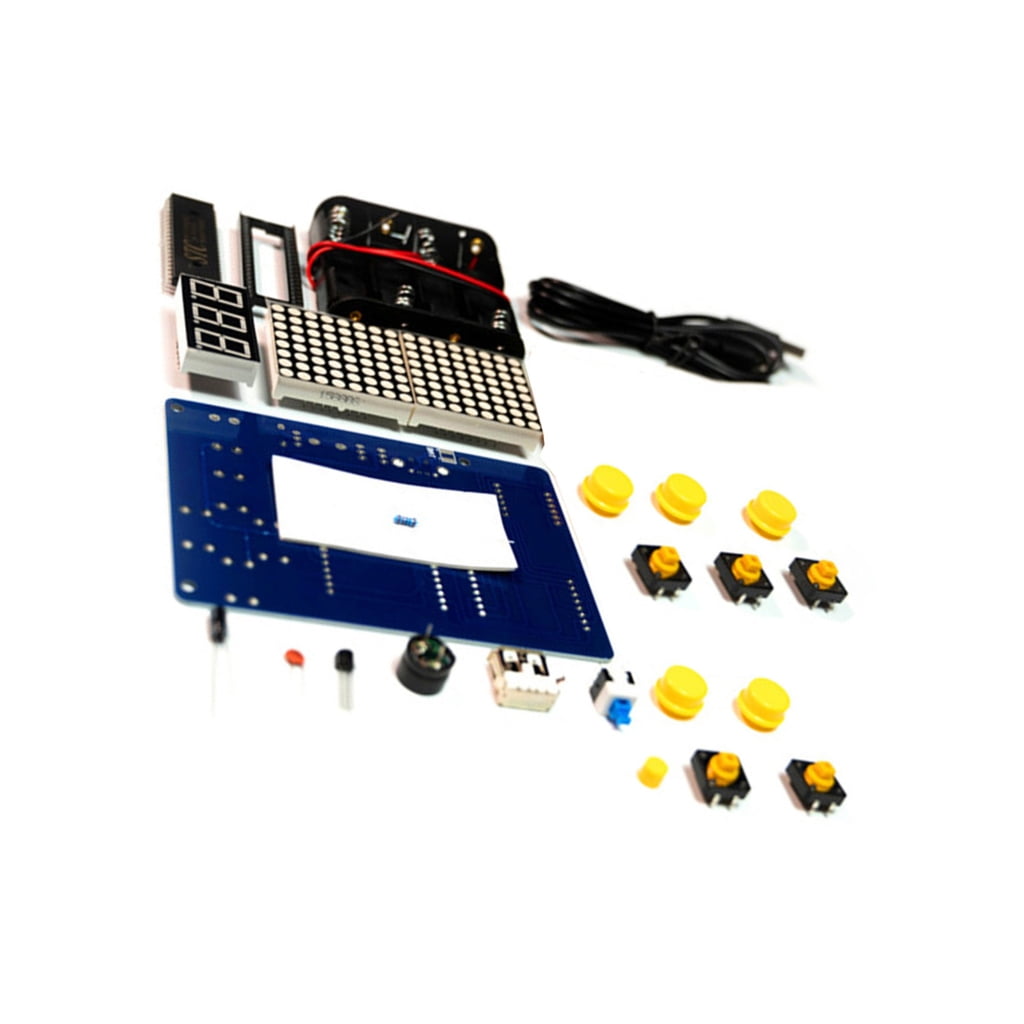 WINDLAND DIY Electronic Soldering Training Kit for Snake/Plane Game Kit ...